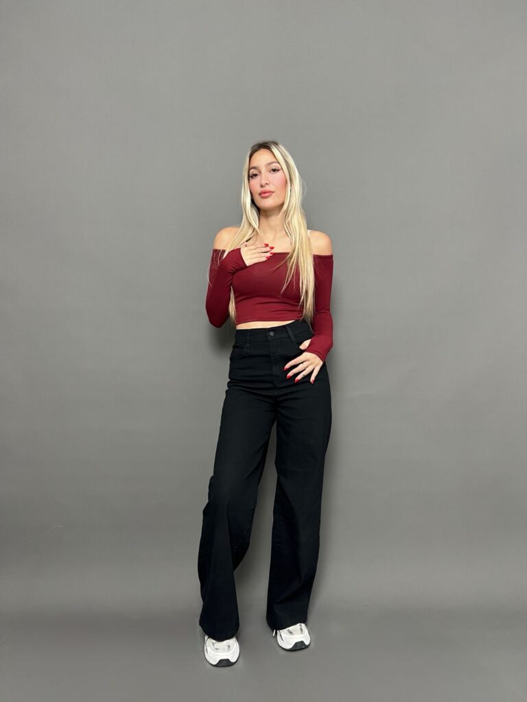 Sleek Wide-Leg Trousers – Blue Base Fashion